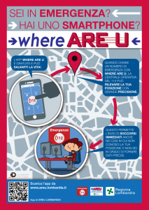 Where Are U: come utilizzare l'app del 112 in caso di emergenza